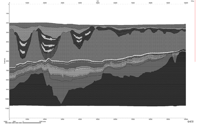 Figure 2. Deepwater representative geological section of pre-salt in ...
